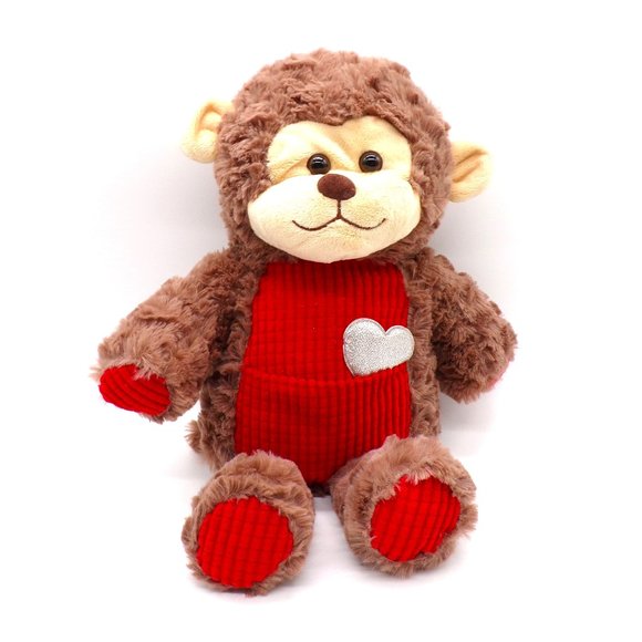 Dan Dee | Toys | Dan Dee Monkey Valentine Plush Stuffed Animal 4 Brown ...